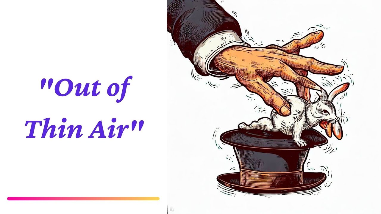 Do You Know The Phrase Out Of Thin Air Comes From A Magician s Act do-you-know-the-phrase-out-of-thin-air-comes-from-a-magician-s-act