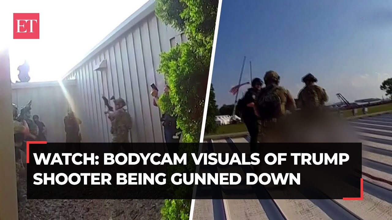 US: Butler County releases bodycam visuals of Trump shooter being ...