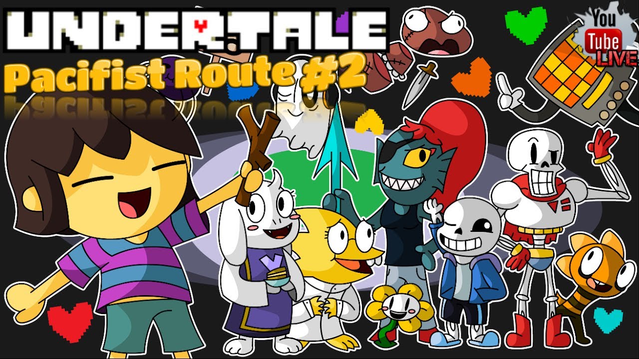Undertale Pacifist Route Live Stream #2 - YouTube