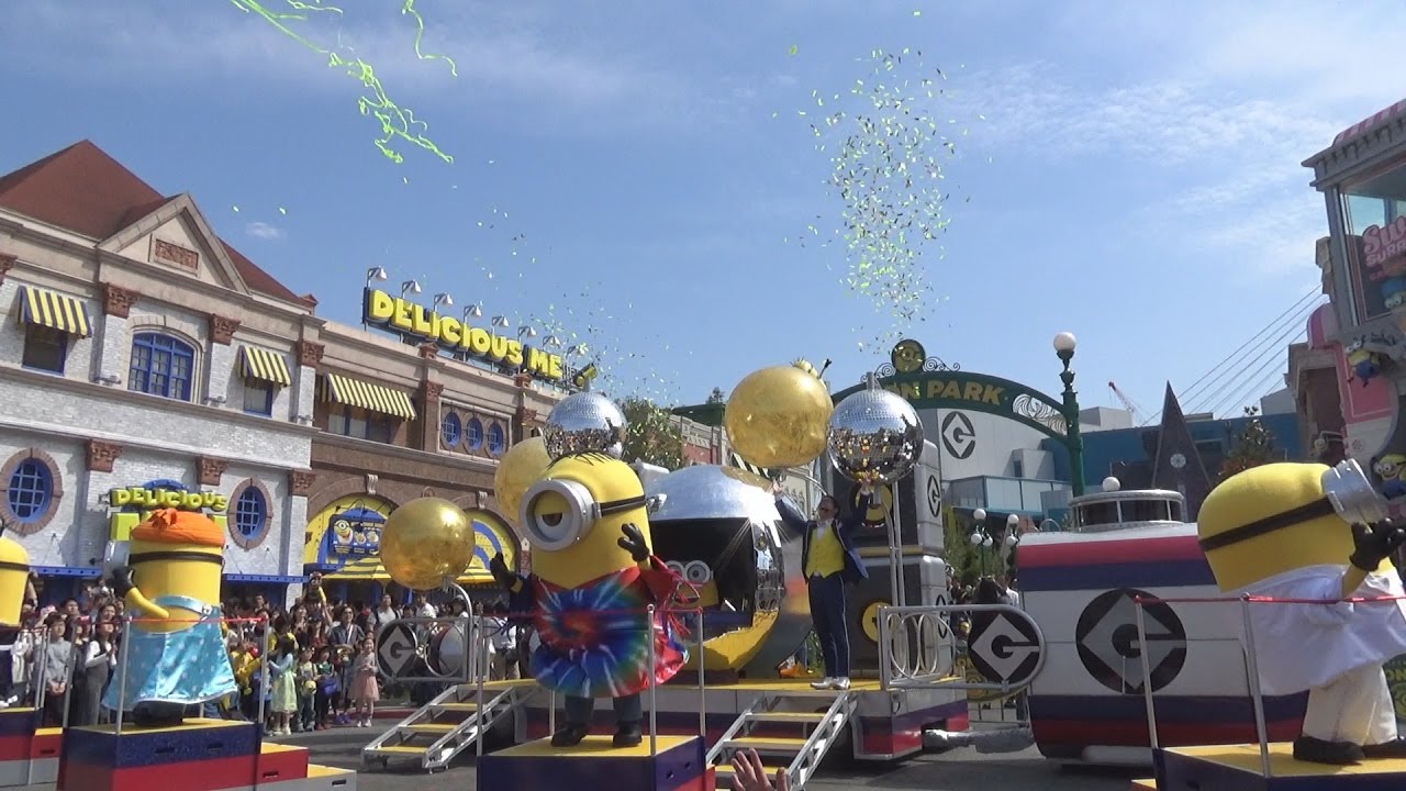 USJ 2017/4/22 ミニオン・ハチャメチャ・タイム - YouTube