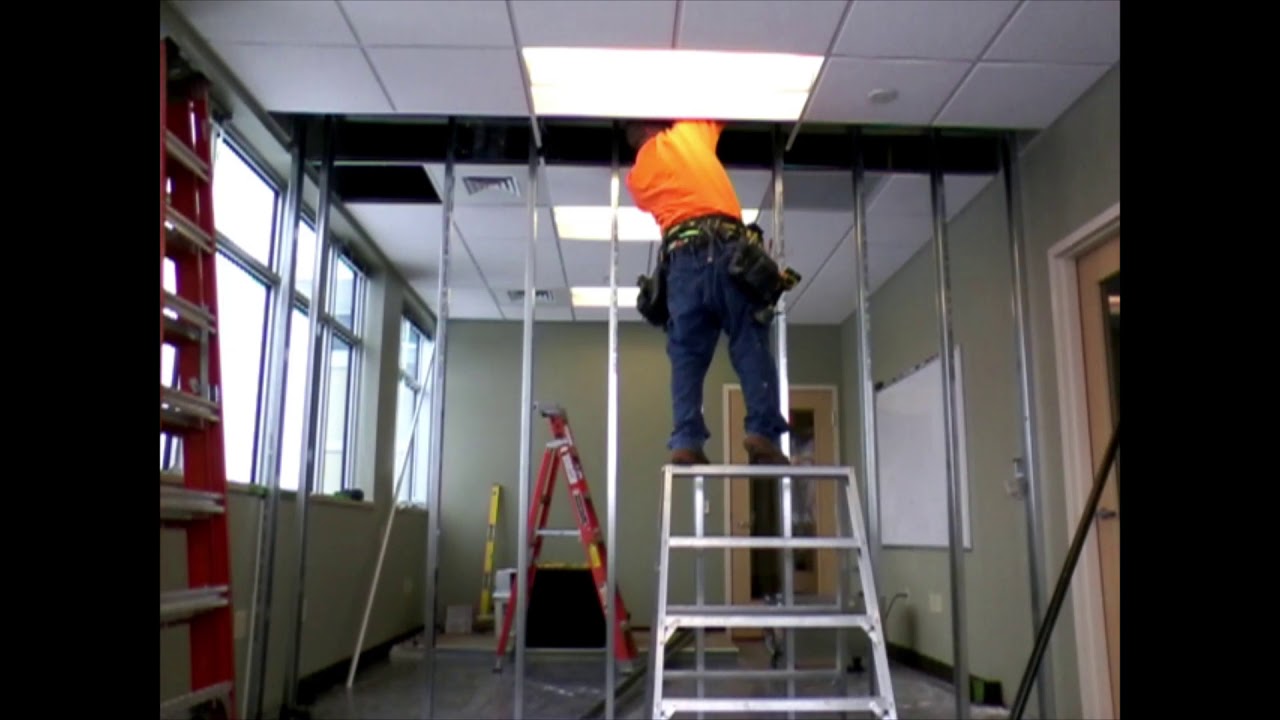 Steel Stud wall w/ RC Channel - YouTube