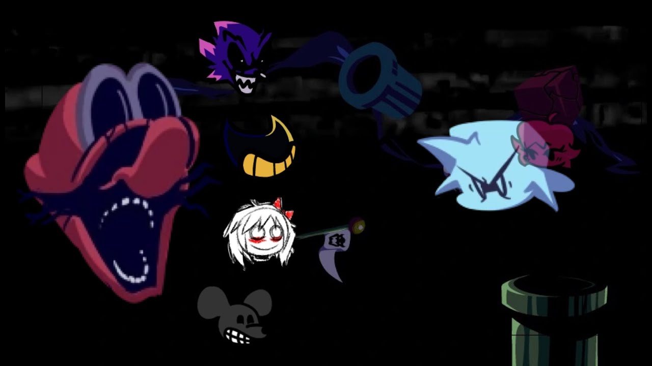 All Stars ACT 4 but Ultra M mimics others characters mods songs - YouTube