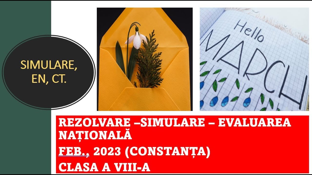Simulare EN, CONSTANȚA, 27 FEB 2023 - YouTube