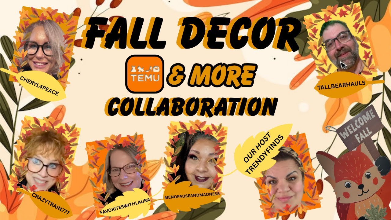 Fall Decor with TEMU & More!! - YouTube
