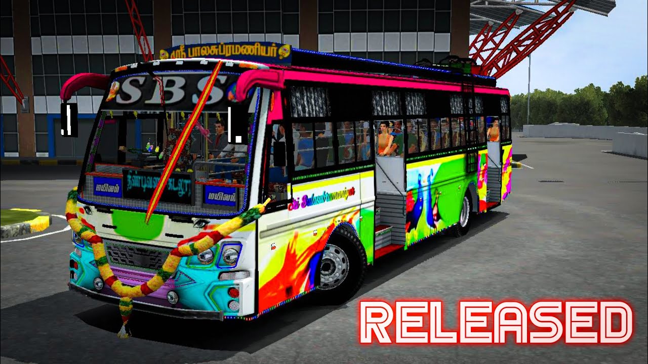 SBS bus livery for sri Kumaran spare bus mod #free livery#tn 07 bus ...