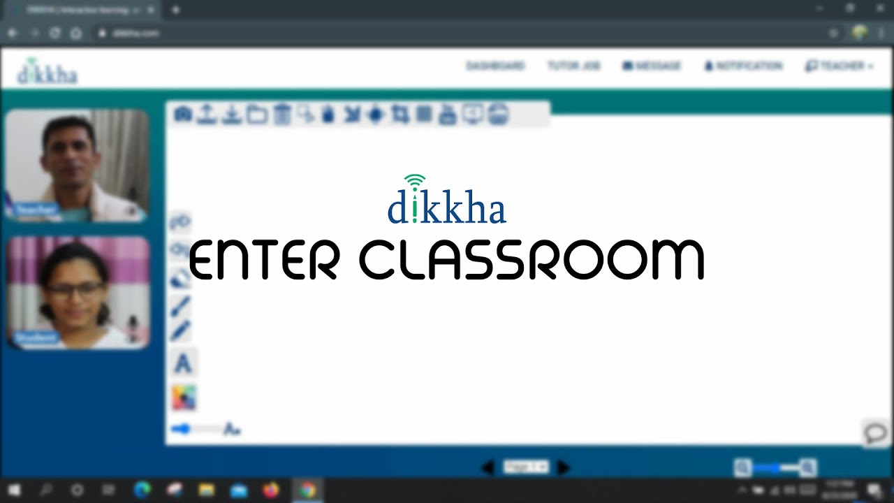 Enter Classroom | Dikkha User Guide - YouTube