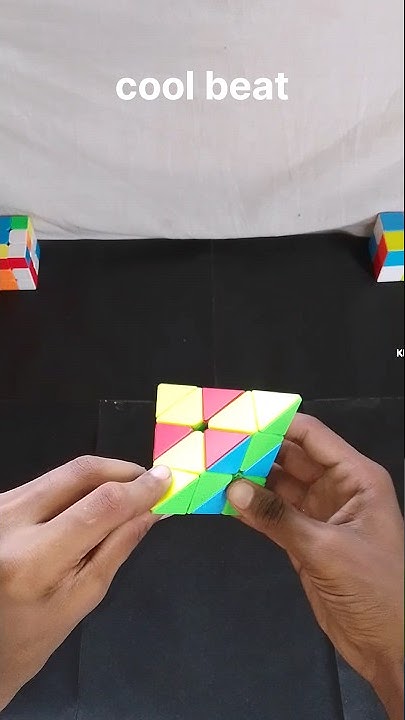 how to make cool beat 3 by 3 pyraminx Rubik's cubes ||#shorts #trendingshorts #mkcuber - YouTube