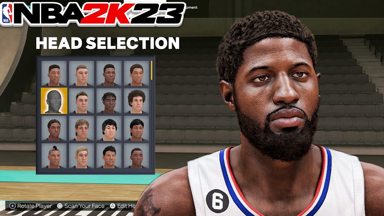 NBA 2K23 PAUL GEORGE BEST FACE CREATION! HOW TO LOOK LIKE PAUL GEORGE ...