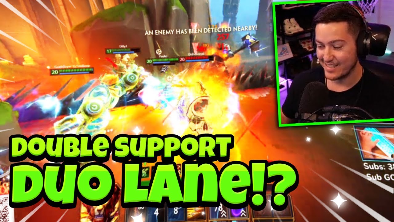 DOUBLE SUPPORT DUO LANE WORKS!? - YouTube