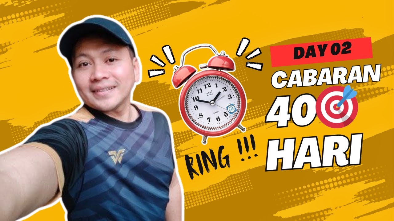 TAMAN RAKYAT | Cabaran 40 Hari, workout 4 pagi???🤔🎯 [ Day 02 ] - YouTube