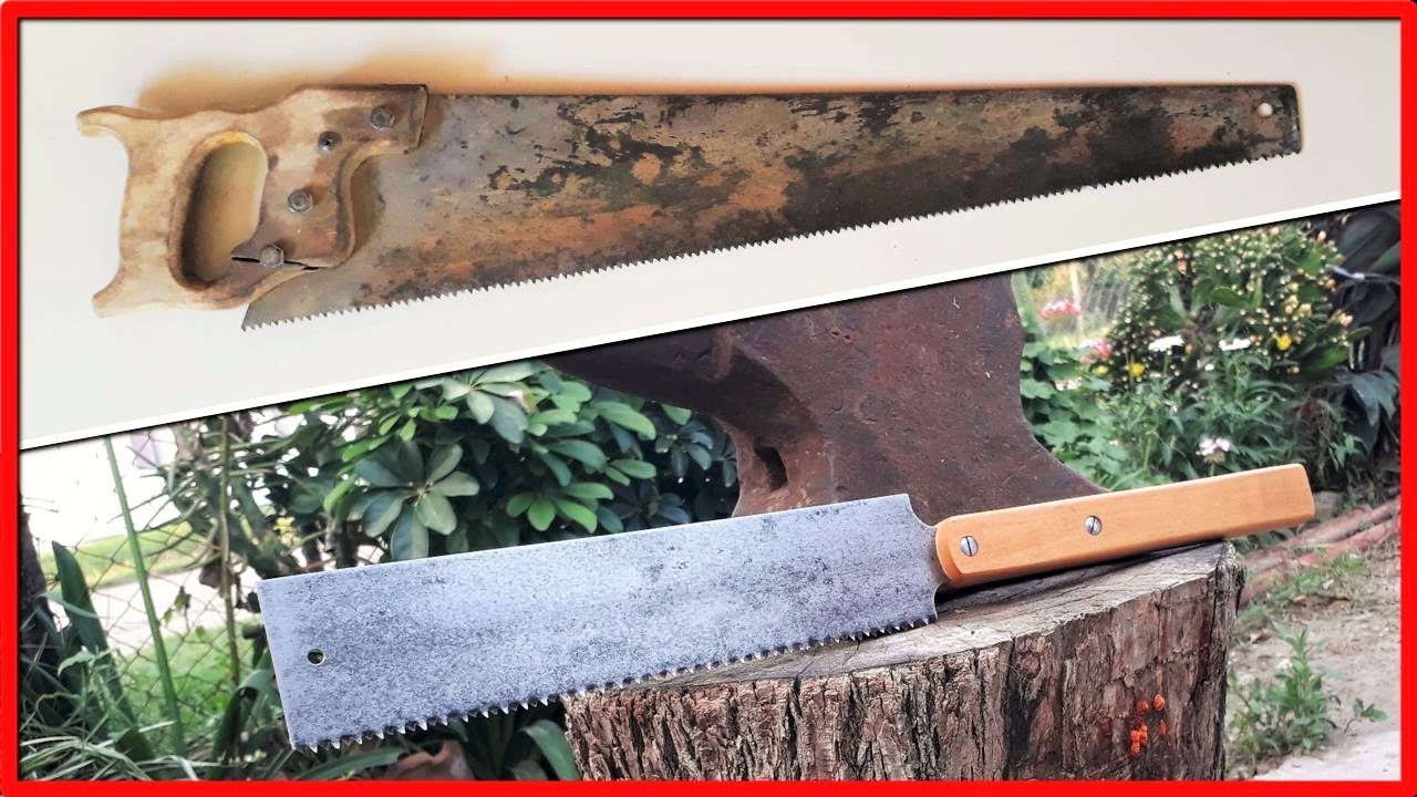 SERRUCHO JAPONES CASERO / A PARTIR DE UN SERRUCHO - YouTube