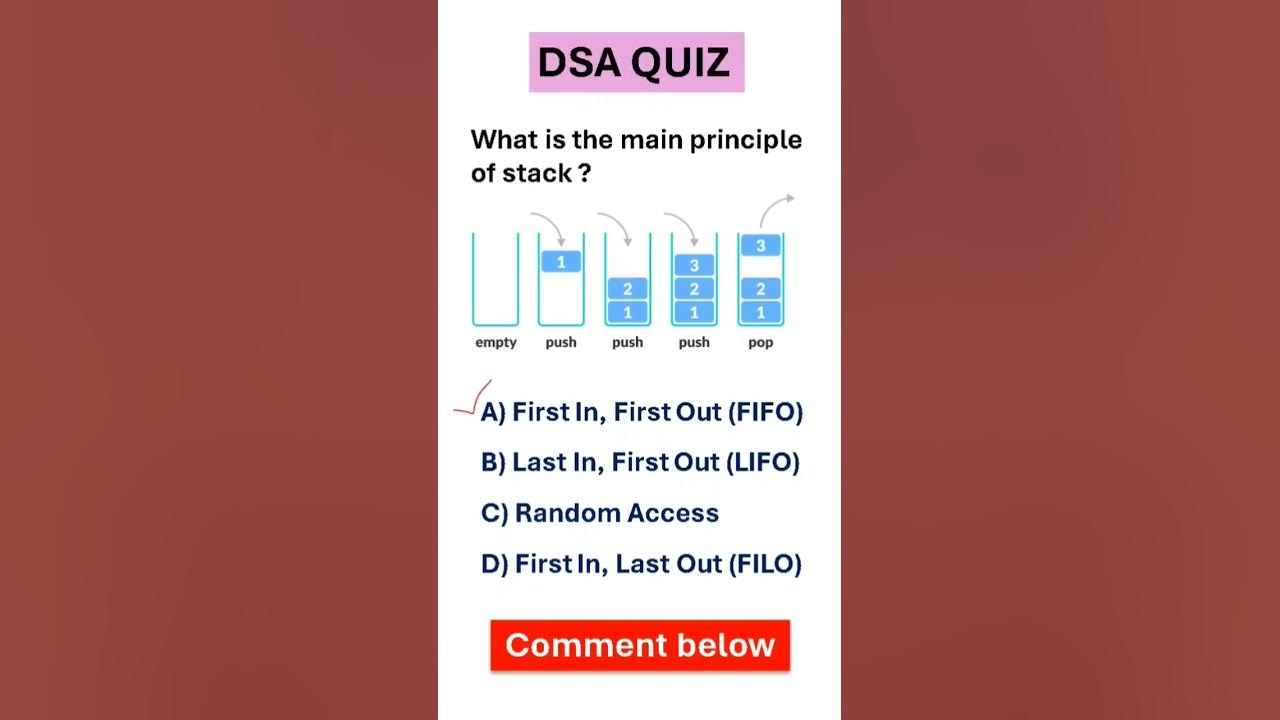 DSA Quiz on Stack #shorts - YouTube