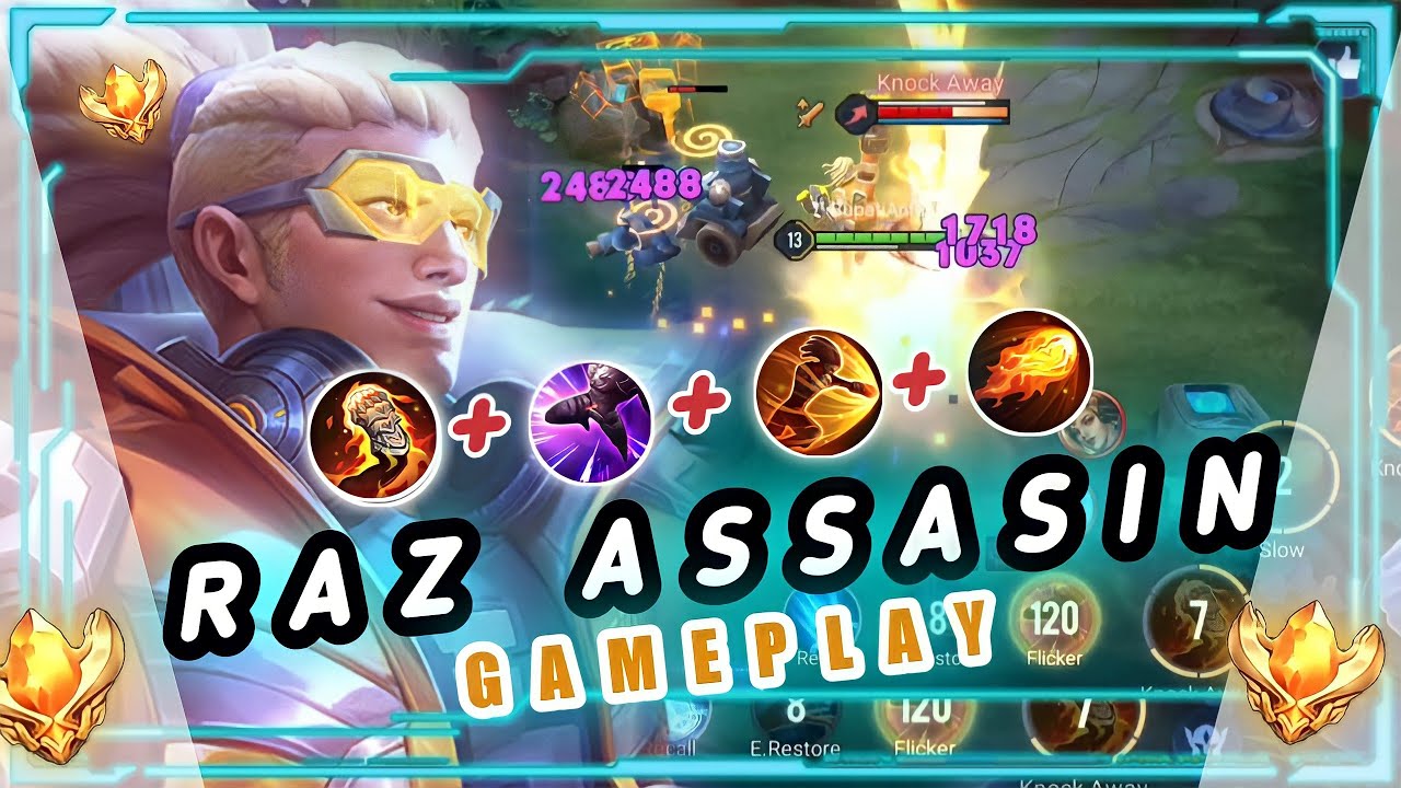 RAZ AOV Gameplay | Raz AoV Combo | Raz Aov Build - ARENA OF VALOR - YouTube