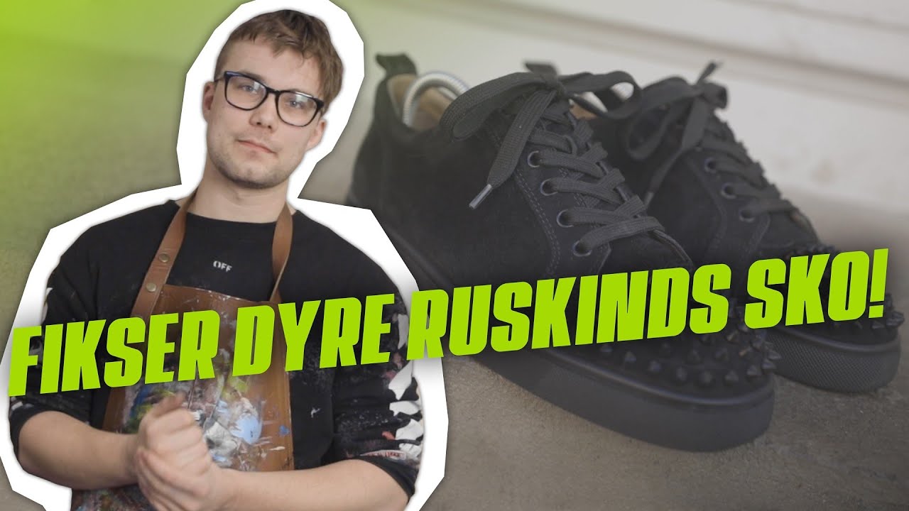 Christian Louboutin junior spike restore - Beat til heat - YouTube