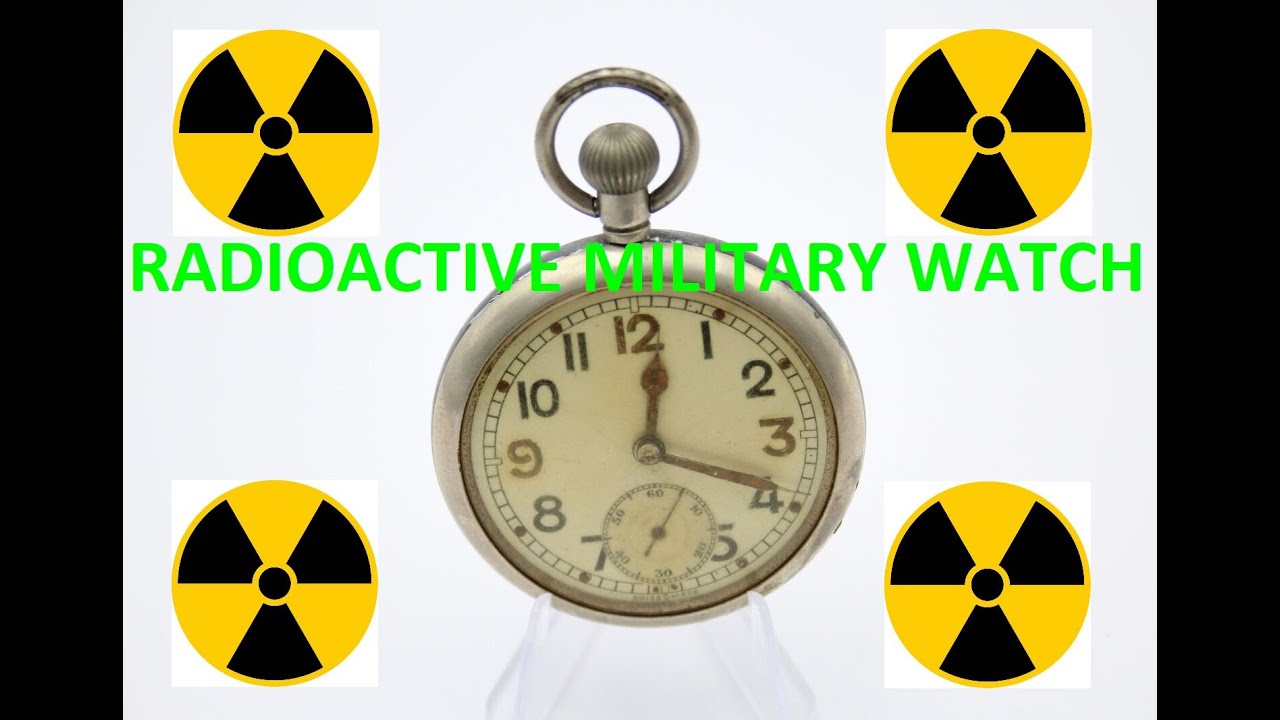 Testing Radioactive WW2 Military Pocket Watch - GQ GMC300S Geiger ...