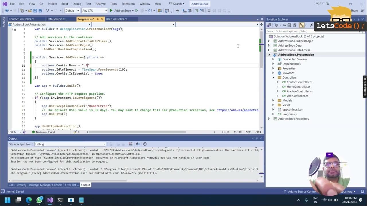 Using Session in ASP.NET Core - YouTube