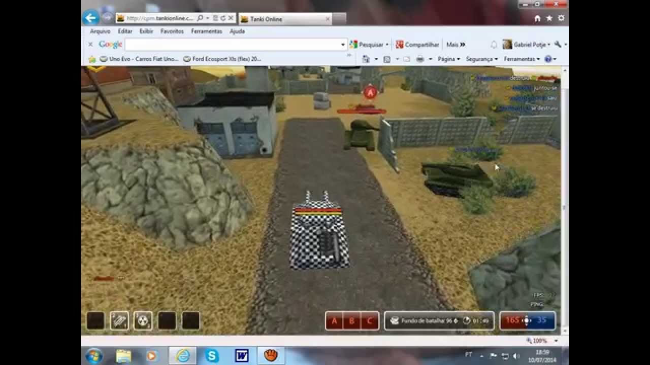 tutorial do jogo tanki online - YouTube