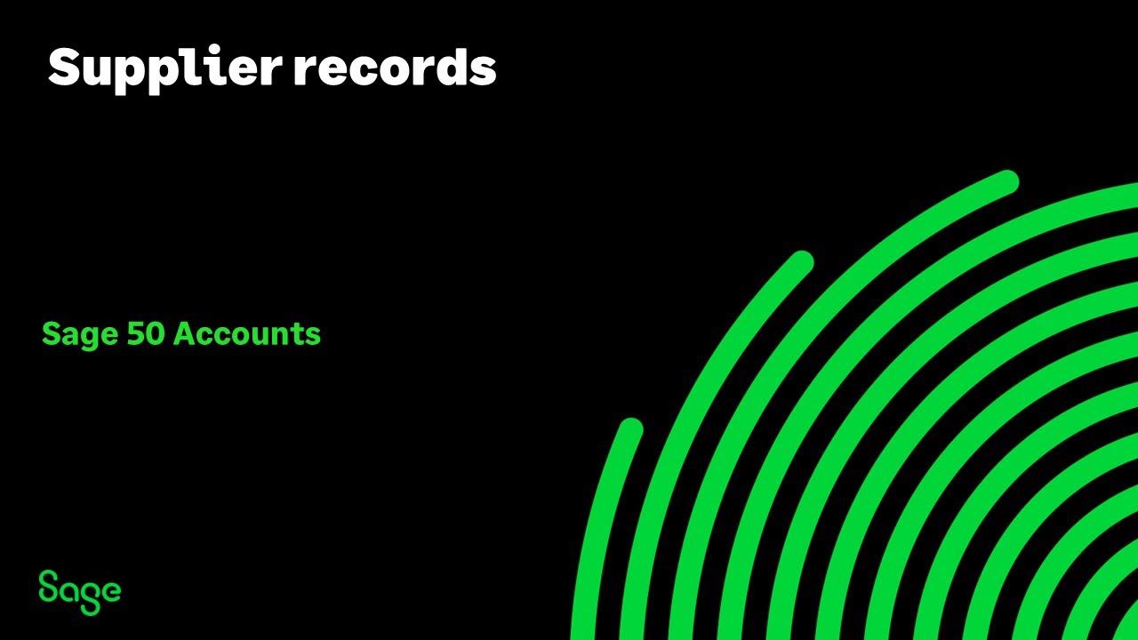 Sage 50 Accounts UK Supplier Records YouTube sage-50-accounts-uk-supplier-records-youtube