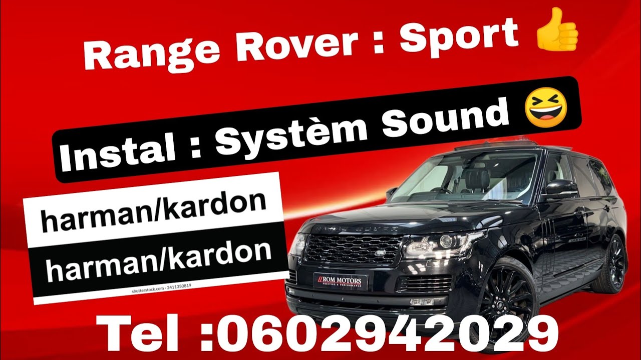 Range Rover Sport : Installation JBL Subwoofer & Amplificateur 2023 🔥 🔥 ...