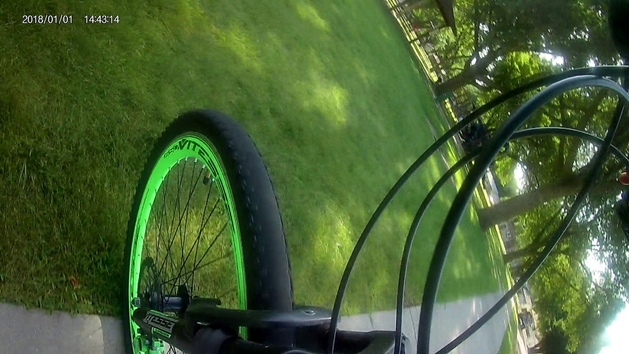 gopro camera on my bike with music playing - YouTube