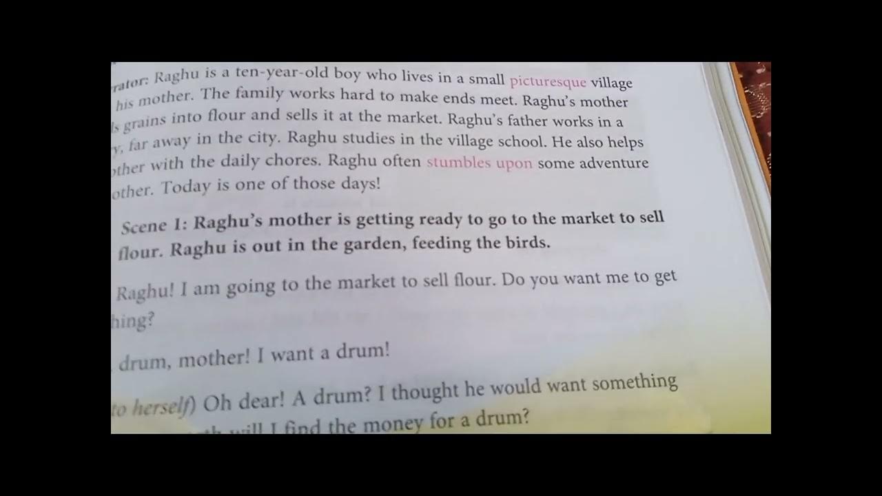 prime English std 5th chapter 1st Raghu's adventure explanation part 1 - YouTube
