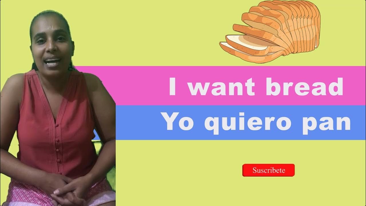 Sentence of the week "Yo quiero pan" (I want bread) #Shorts | SPANISH ...