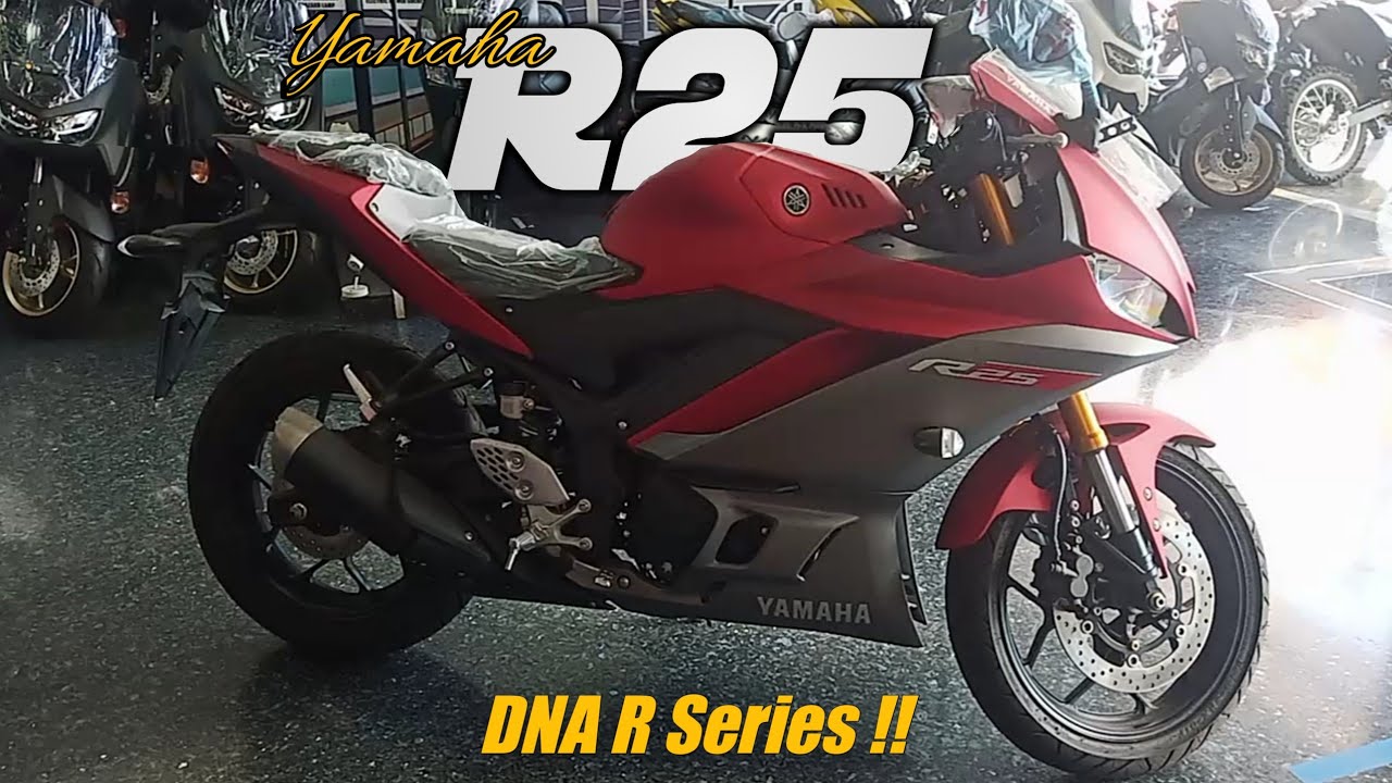 Yamaha R25 merah doff standar version - spesifikasi & fitur - YouTube