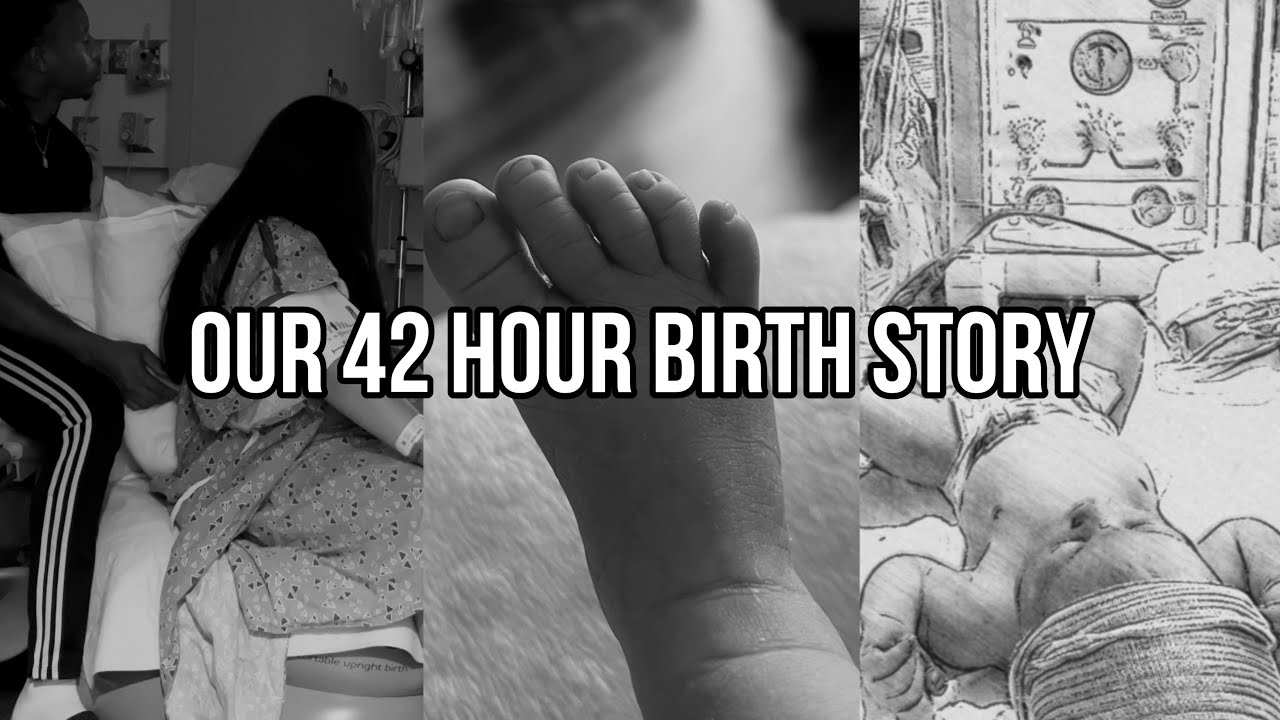 OUR CRAZY 42 HOUR BIRTH STORY!! - YouTube