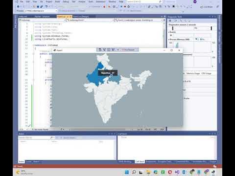 India Geo Map in C# using Livecharts - YouTube