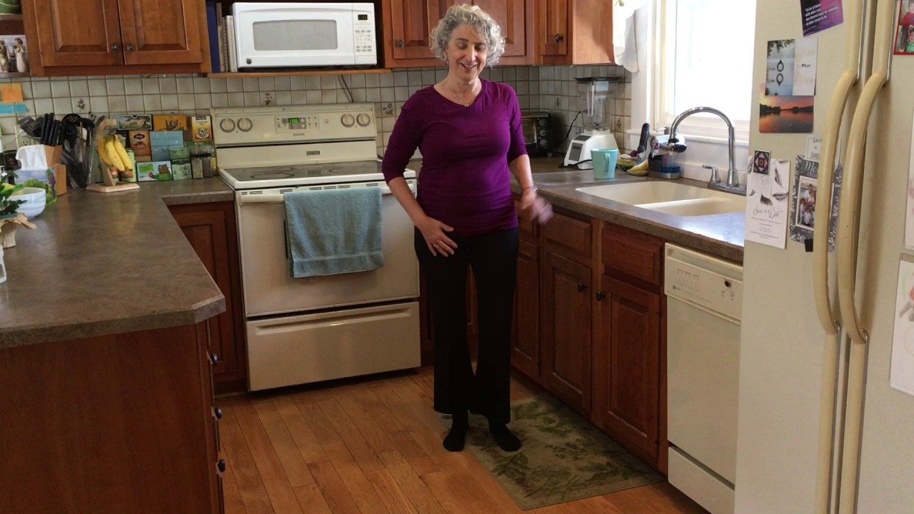 January Senior Yoga: Sink Squats - YouTube