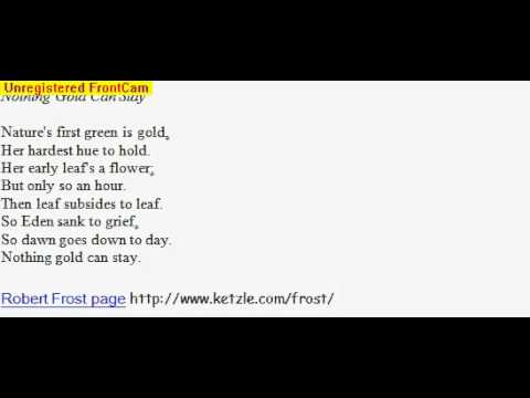 Robert Frost Poetry in "The Outsiders" - YouTube