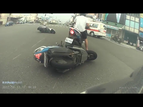 Scooter Crash Compilation Driving in Asia 2017 Part 8 - YouTube