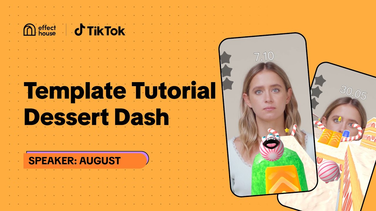 TikTok Effect House Template Tutorial: Dessert Dash - YouTube