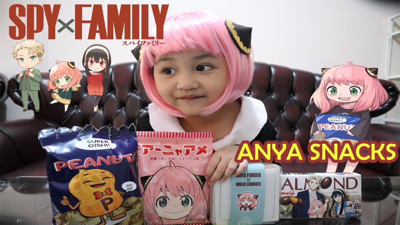 ANYA FORGER SNACKS | SPY X FAMILY | ANYA COSPLAY | Makanan Serba ANYA ...