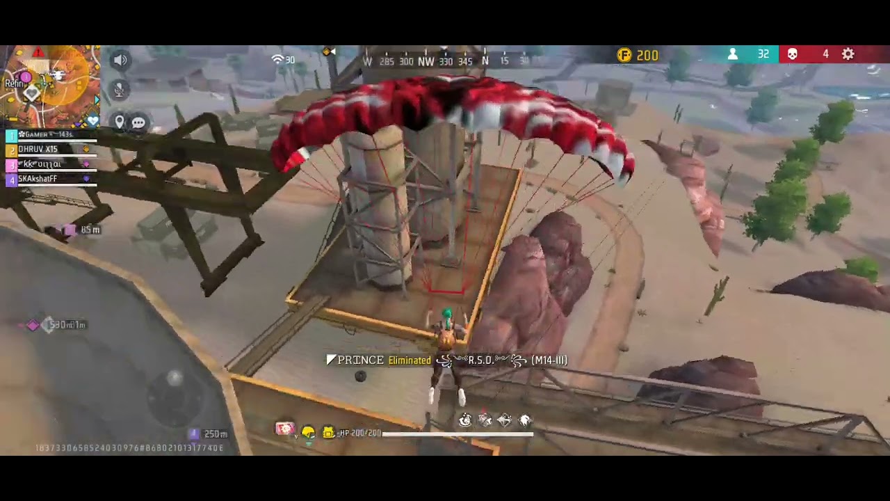 Free fire max mobile game play with random teammate - YouTube