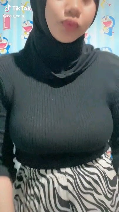 SEGEDE MELON!! jilbab ketat baju rajut tobrut #pemersatubangsa - YouTube
