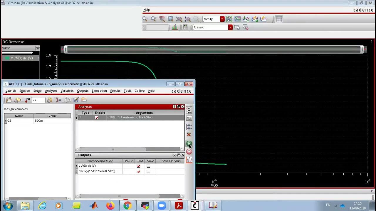 Cadence Tutorial Part-2: Common source analysis; noise analysis;PVT analysis using ADXL; - YouTube