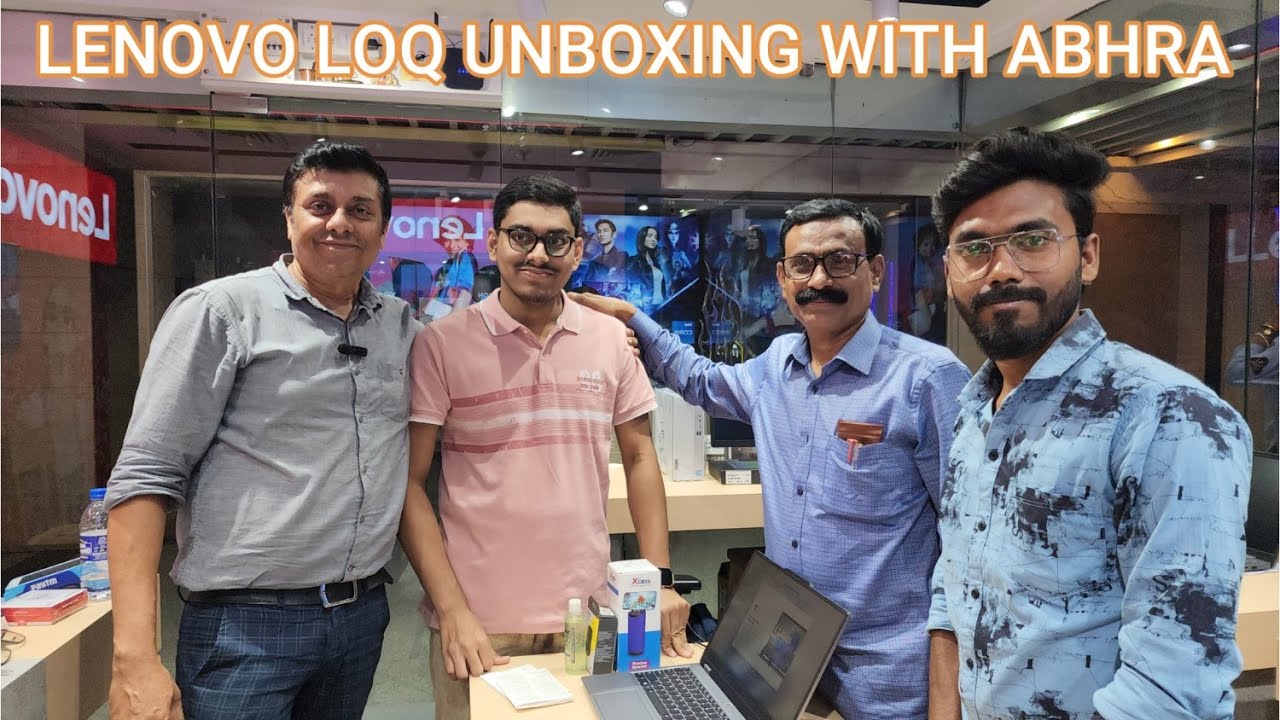 Lenovo LOQ I7 unboxing with Abhra 2024 (Part 1) - YouTube