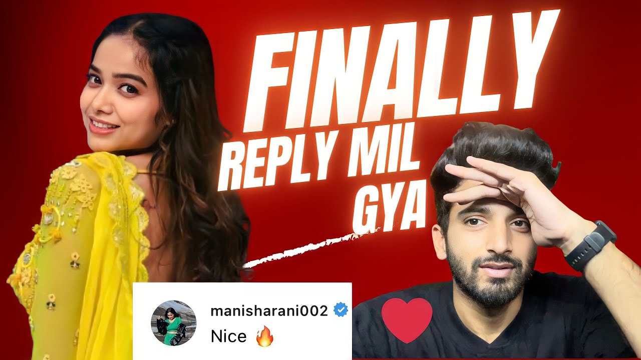 Finally Manisha Rani Ka reply Aagya #manisharani #dancewithnikhil - YouTube