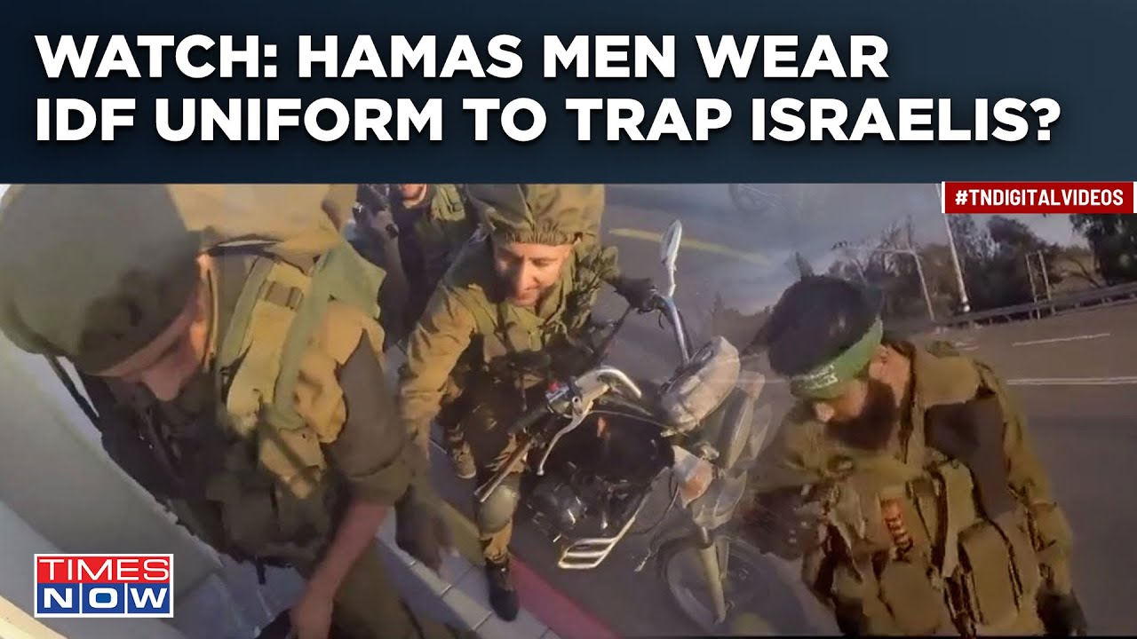 Watch: Hamas Militants Wear IDF Uniforms To Fool Israel Amid Gaza War ...