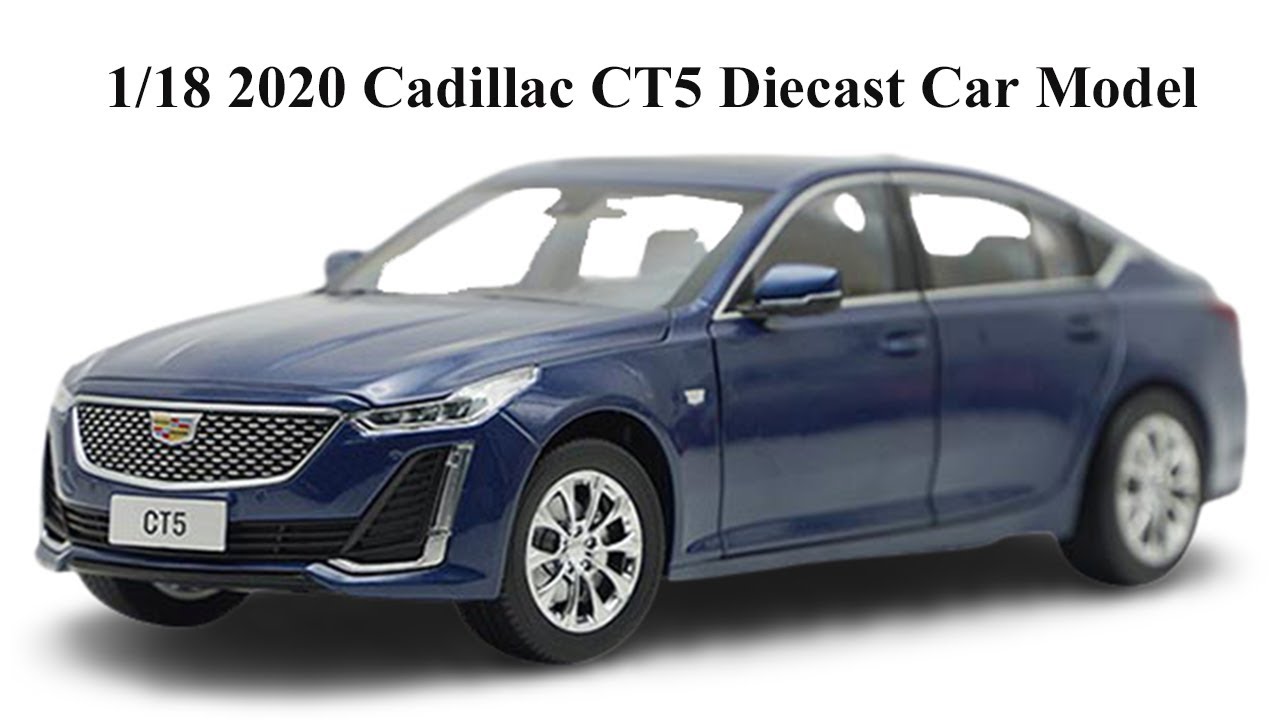 1:18 Scale 2020 Cadillac CT5 Diecast Car Model In Blue - YouTube