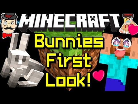 Minecraft NEW BUNNY RABBITS - First Look! - YouTube