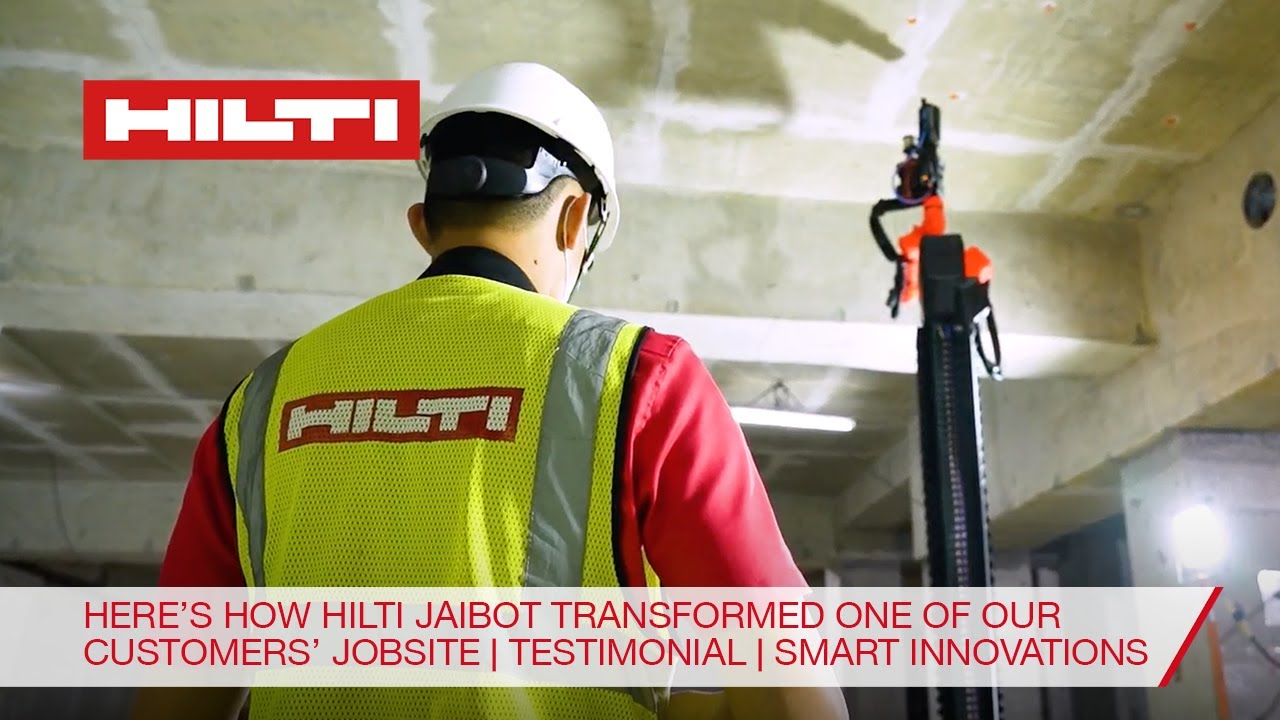 Hear how Kajima describes their experience with Hilti Jaibot ...