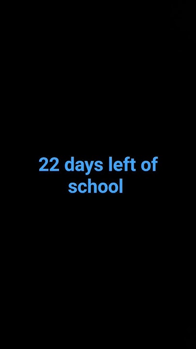 22 days left - YouTube