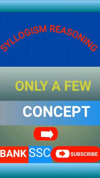 Syllogism reasoning only a few concept memory tricks - YouTube