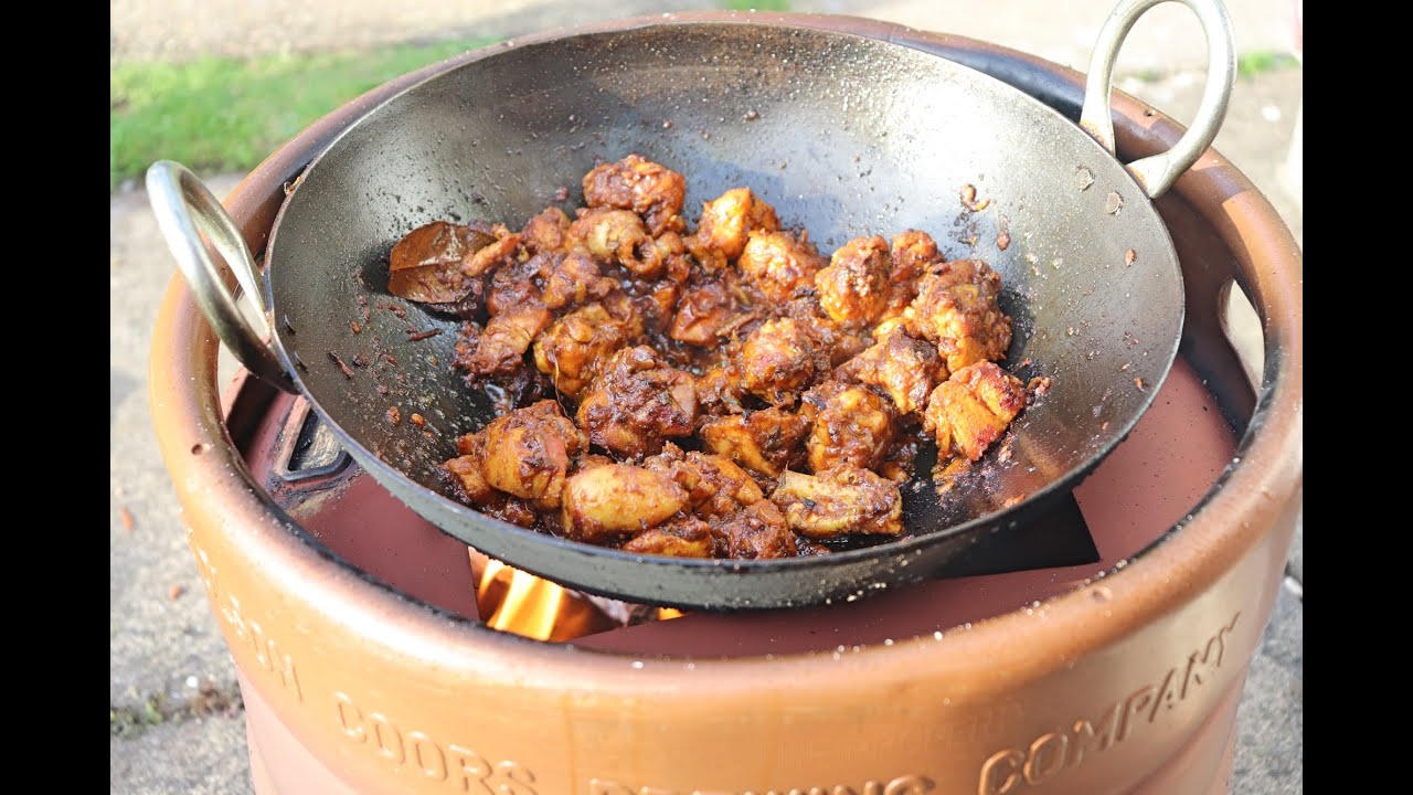 Dry Chicken Curry | Fire Wood | Homefoodbuzz - YouTube