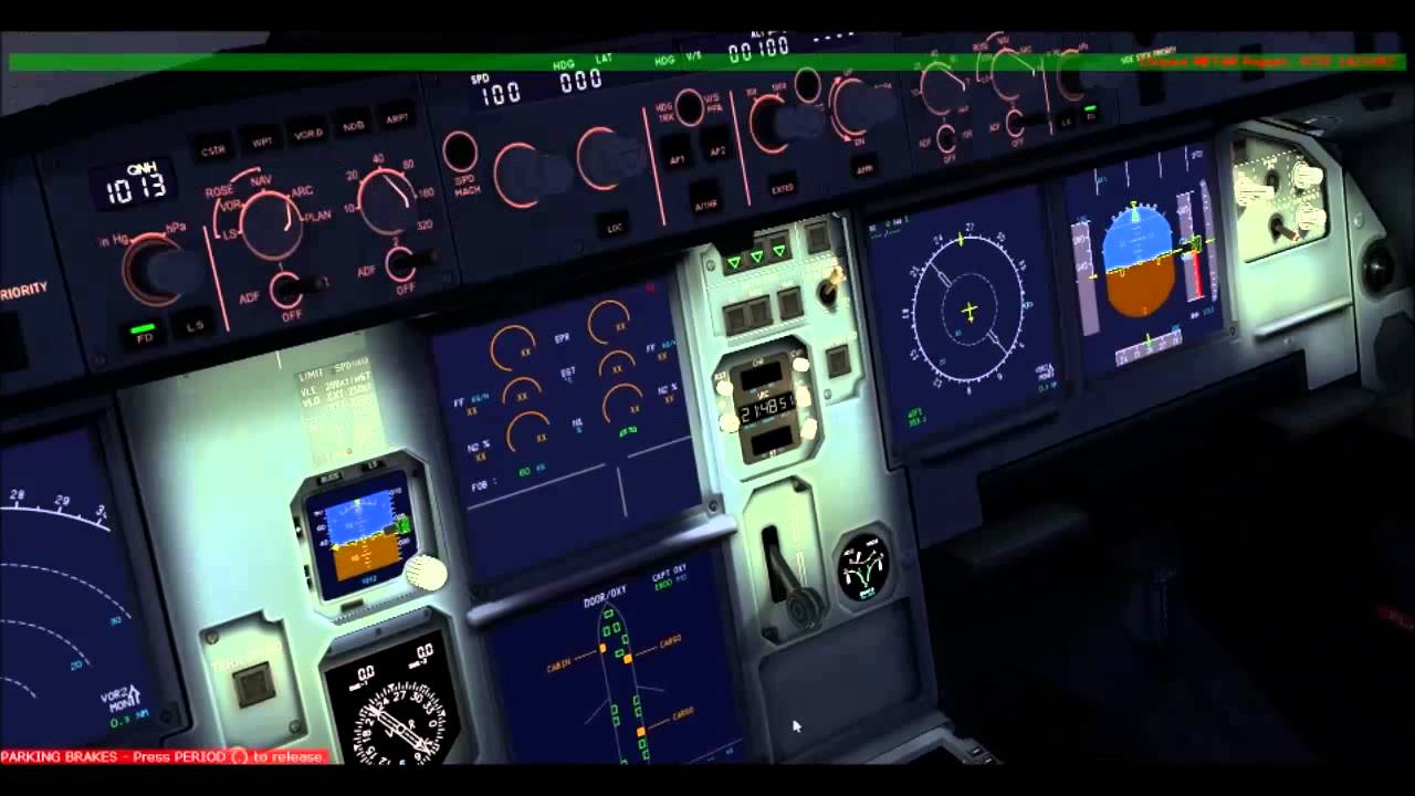 Probando el AirSimmer A320 Basic para FS9 - YouTube