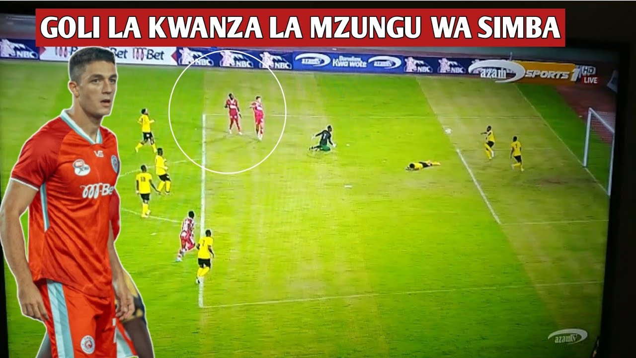 WAOOO...!! GOLI LA KWANZA LA MZUNGU WA SIMBA DEJAN GEORGJEVIC Vs KAGERA ...