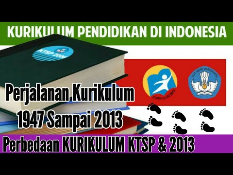 Kurikulum 1947 Sampai 2013 || Perbedaan Kurikulum KTSP & 2013 || educational curriculum in Indonesia