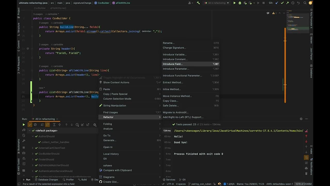 Remove intermediate method - YouTube